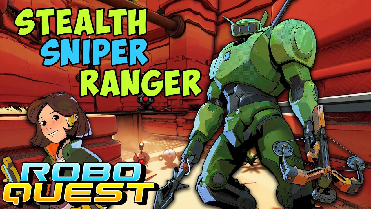 Roboquest - Stealth Sniper Ranger - NO WHERE IS SAFE! - YouTube