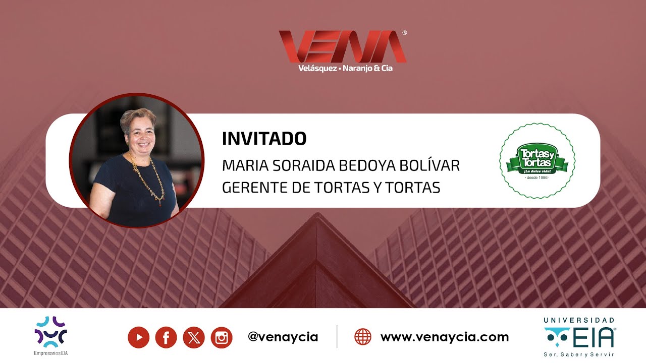 Conversatorio con María Soraida Bedoya gerente de Tortas y Tortas - YouTube