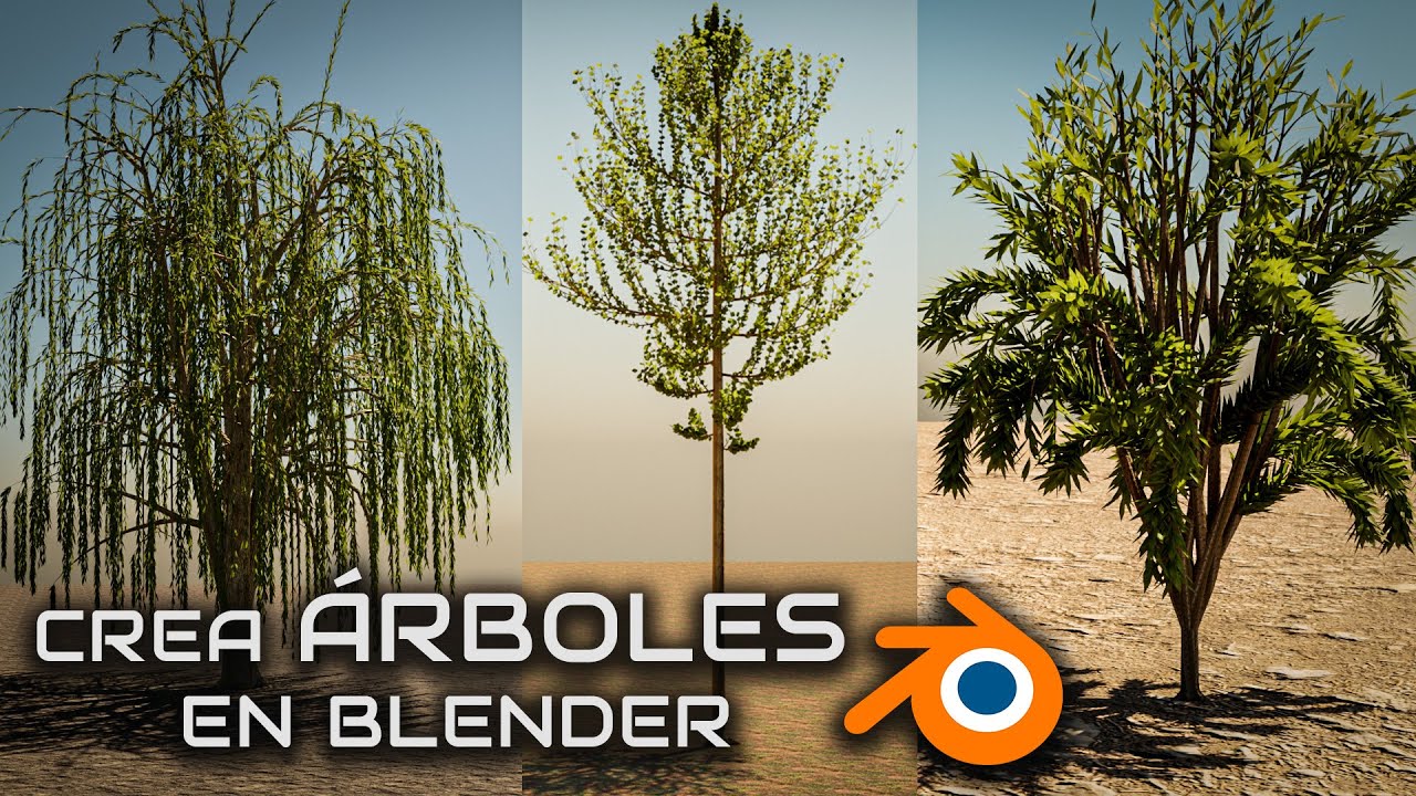 Crea ÁRBOLES fácilmente en Blender 3.0 - YouTube