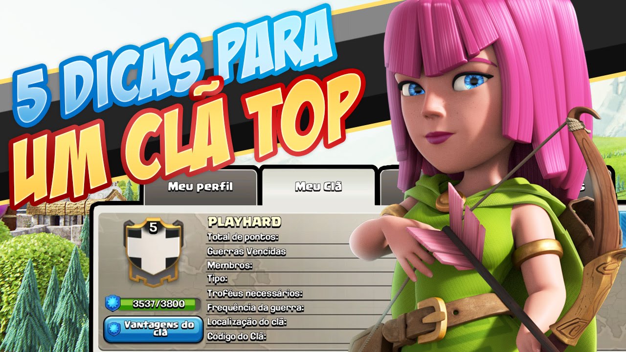5 DICAS PARA MELHORAR O SEU CLÃ! (Clash of Clans) - YouTube