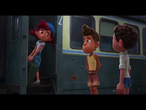 Alberto gives farewell to Luca : (Luca ending scene) - YouTube