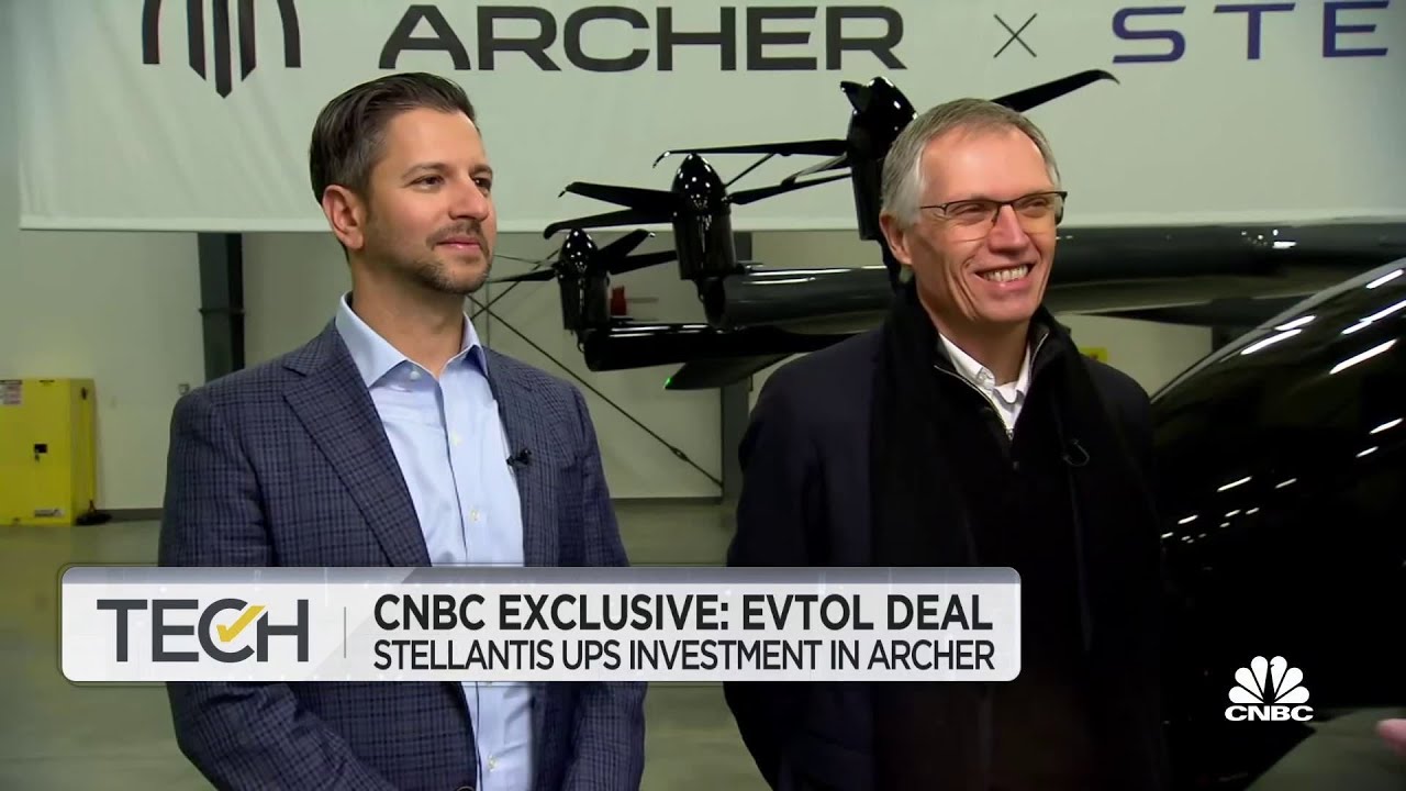 Stellantis and Archer team up to manufacture electric aircraft - YouTube