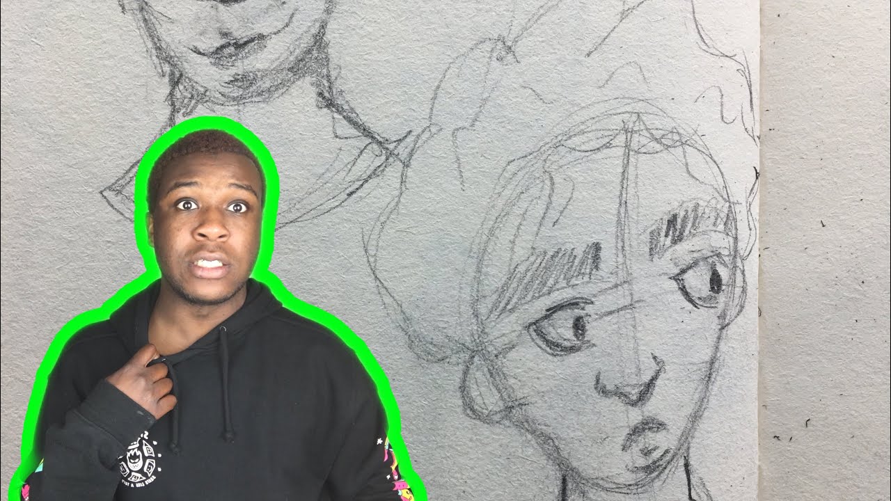 OMG!!! I Try to draw Faces - YouTube