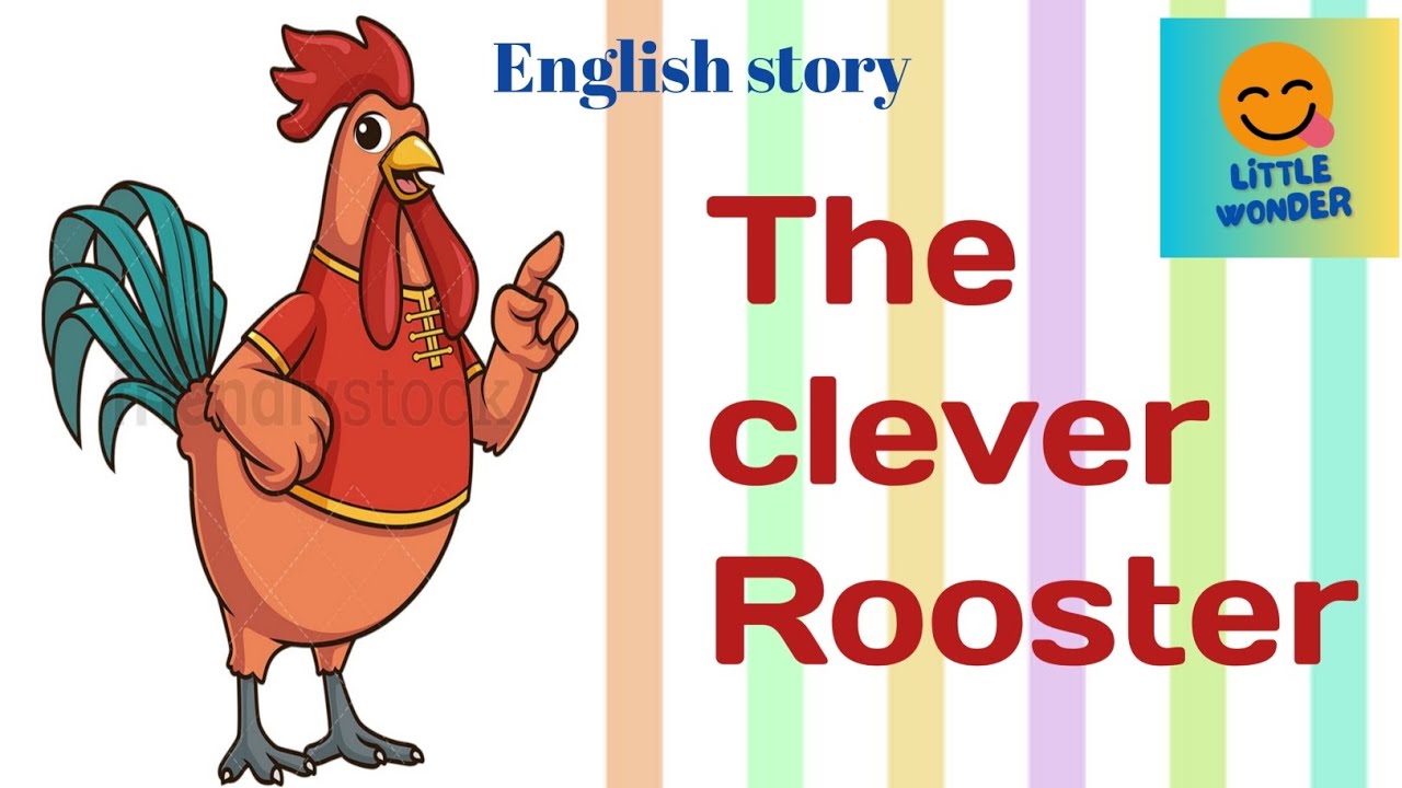 The Clever Rooster|English Stories For Kids|Written Cartoon Stories by ...