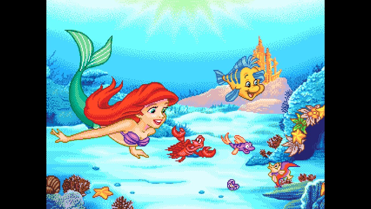 Sega Pico Game: Disney Princesses - Ariel (2004 Disney) - YouTube