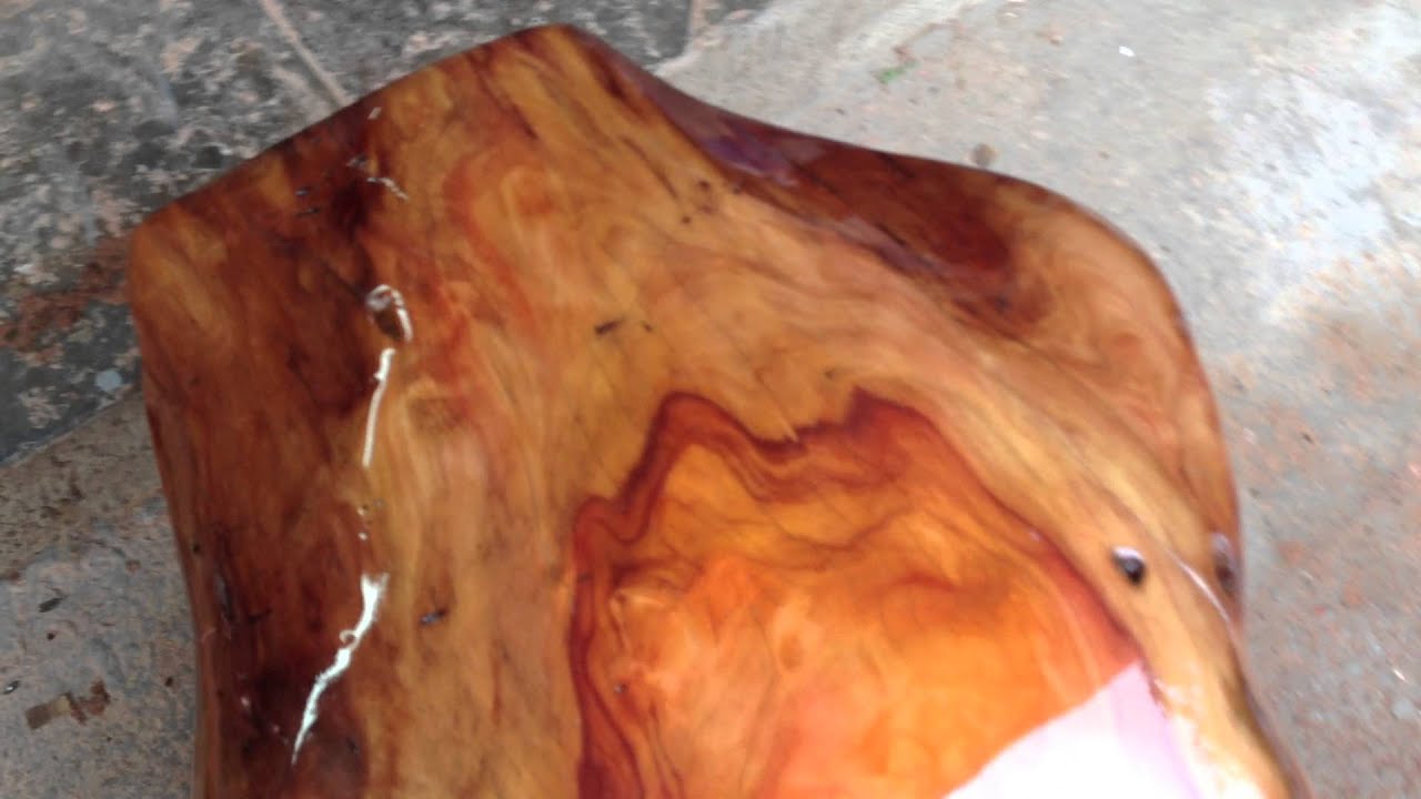 MESA RUSTICA DE CENTRO RESTAURADA DE PEROBA ROSA - YouTube