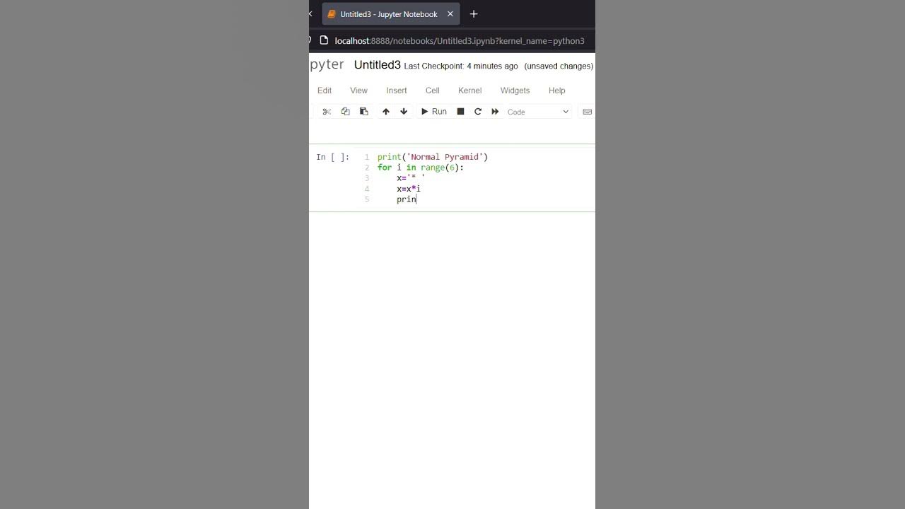 Normal Pyramid Printing Using Python Learnngrow Coders Codetech Cse Engineering 
