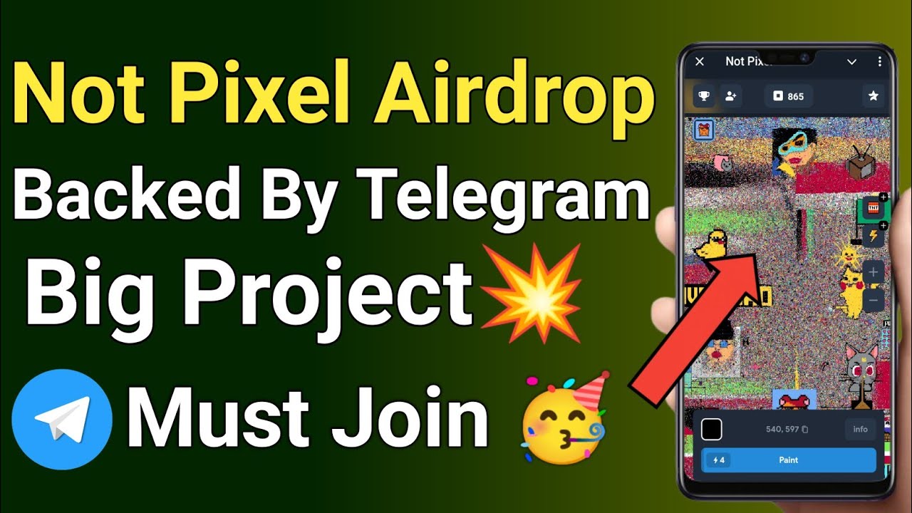 Not Pixel telegram Airdrop || Not Pixel Airdrop || Not Pixel Airdrop ...