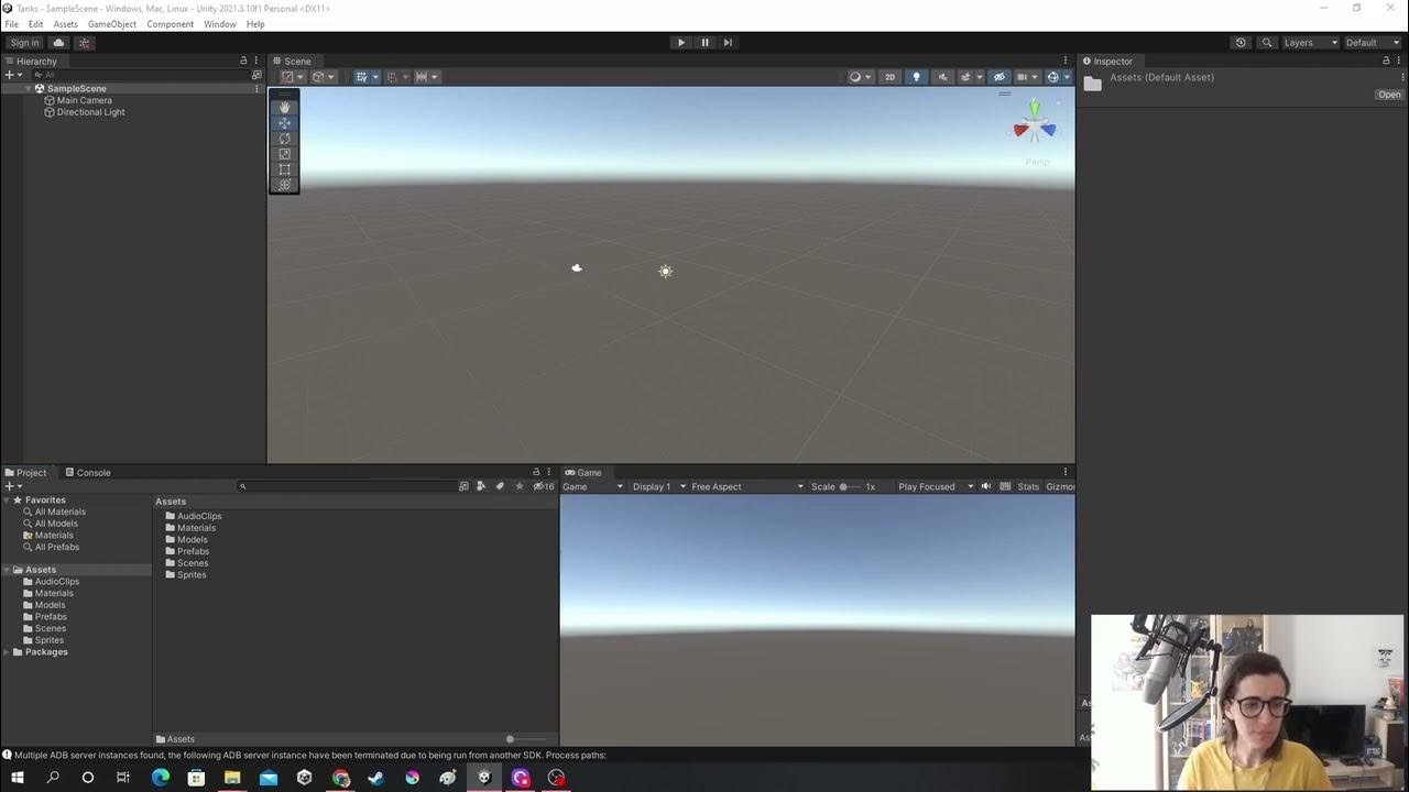 14 Preparando proyecto para scripting - Curso Unity - OpenBootcamp - YouTube