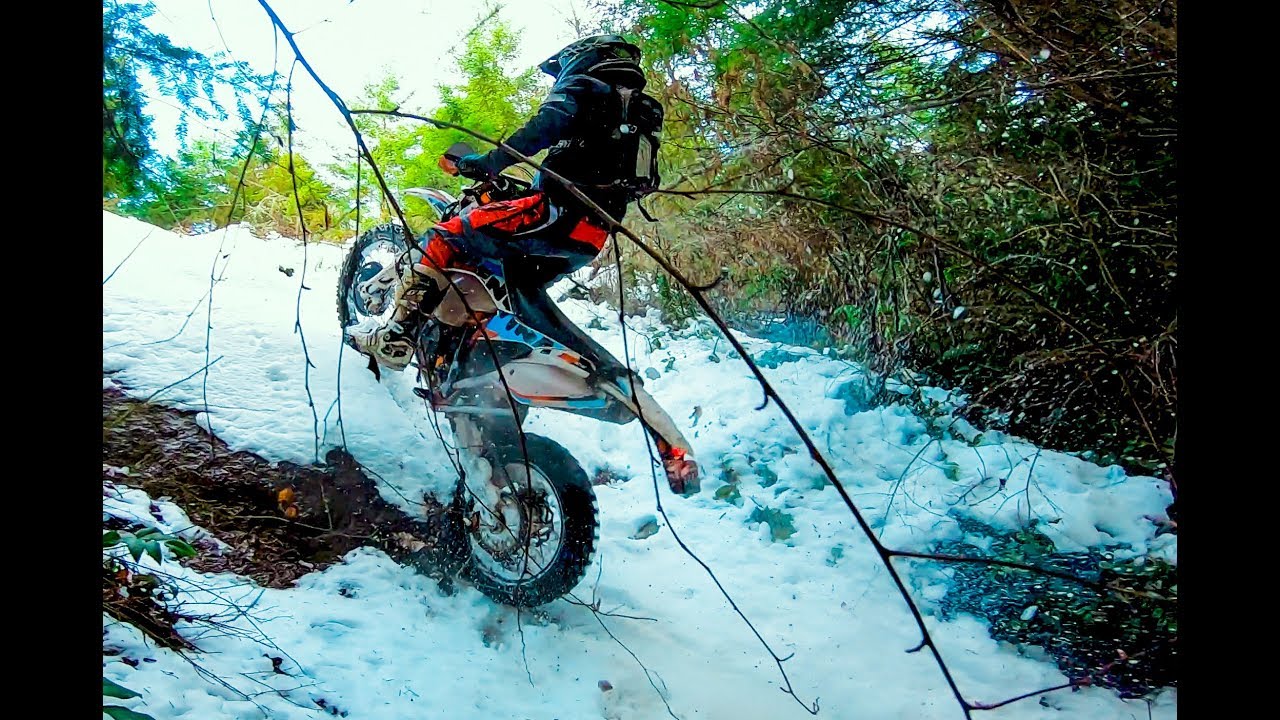 Washington State Dirt Bike: The Surprise Snow Ride - YouTube