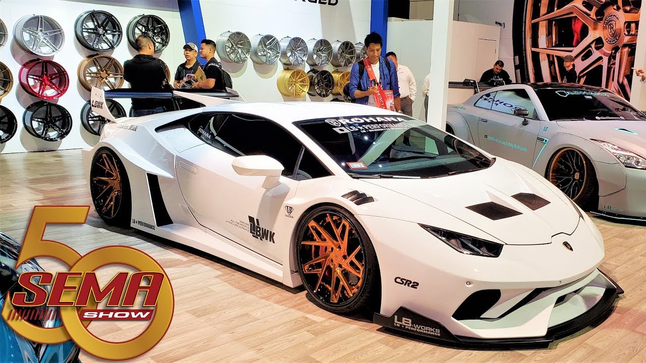 Huge Wheels and Tires at SEMA 2019 - YouTube