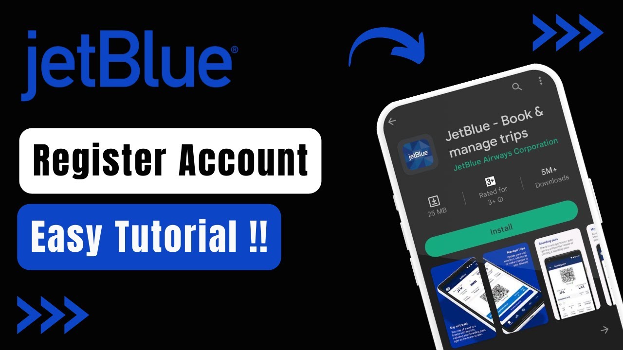 JetBlue - How to Register ! - YouTube
