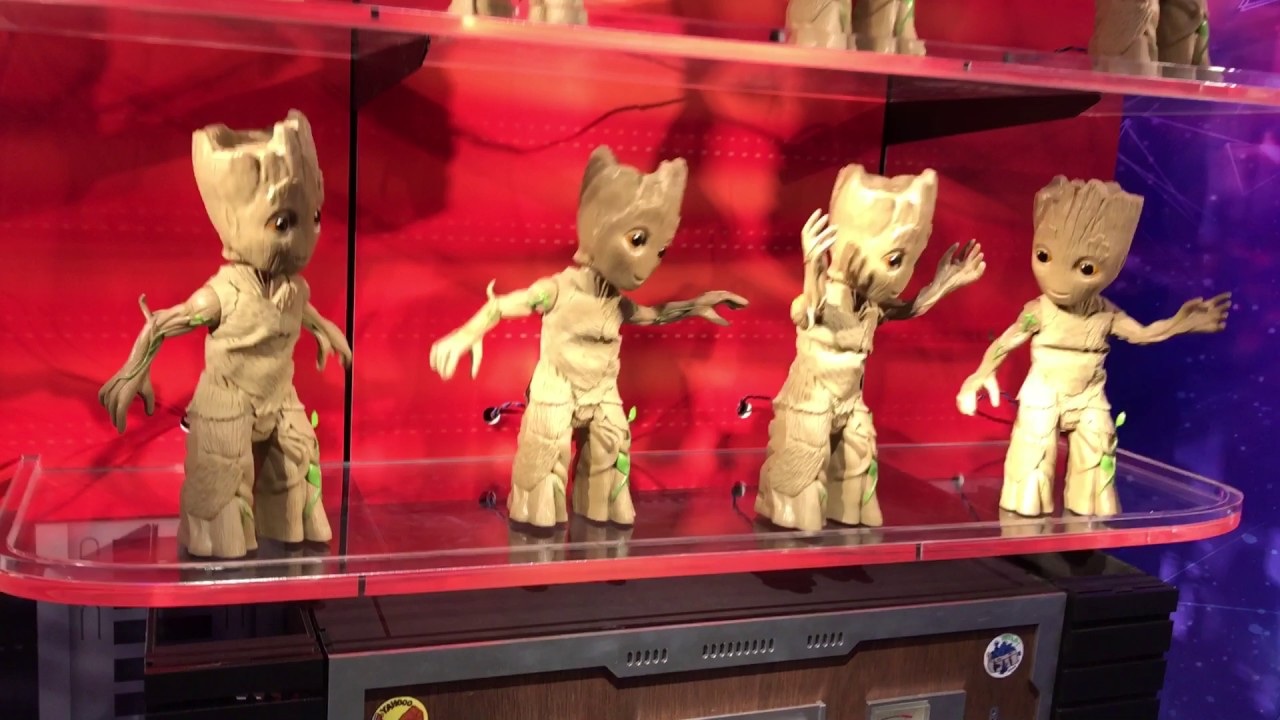 2017 Toy Fair: Dancing Baby Groot - Hasbro - YouTube