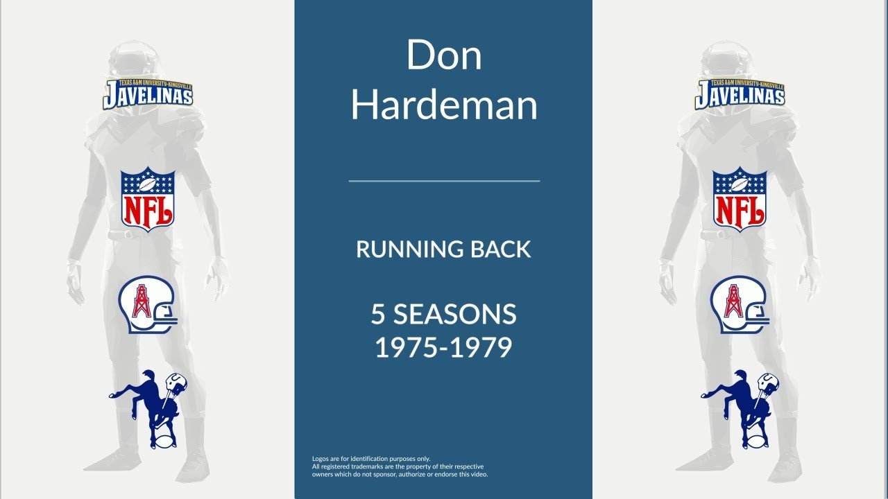 Don Hardeman: Football Running Back - YouTube