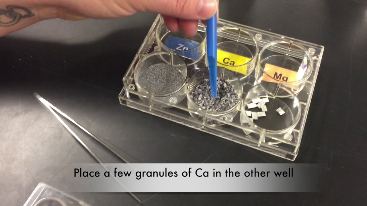 Part 2 Periodic Trends Experiment - YouTube
