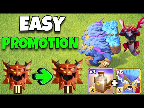 Easy Legend 1 PROMOTION with Super Yeti SPAM! in Clash of Clans best th18 attack strategy in coc