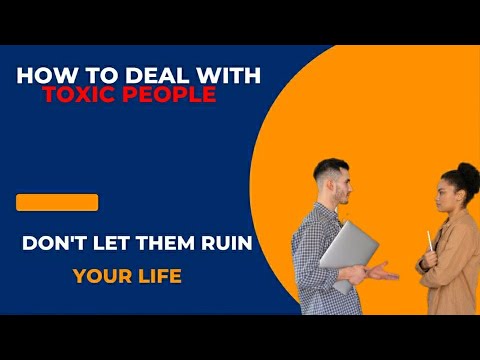 HOW TO AVOID TOXIC PEOPLE,, Toxic people Dealing with toxic people ...