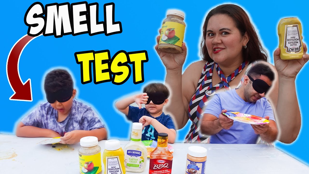 Blind Folded SMELL TEST Challenge!!! - YouTube