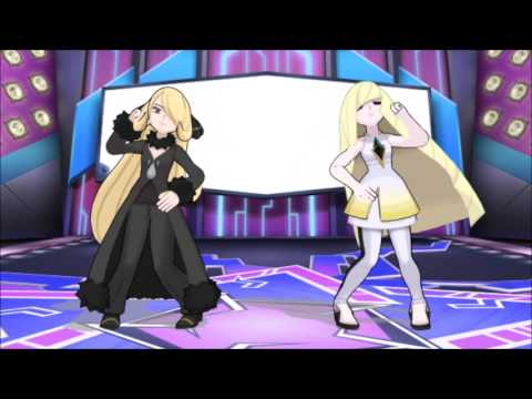 Pokemon MS MMD - Squid Sister Dance (Cynthia & Lusamine) - YouTube
