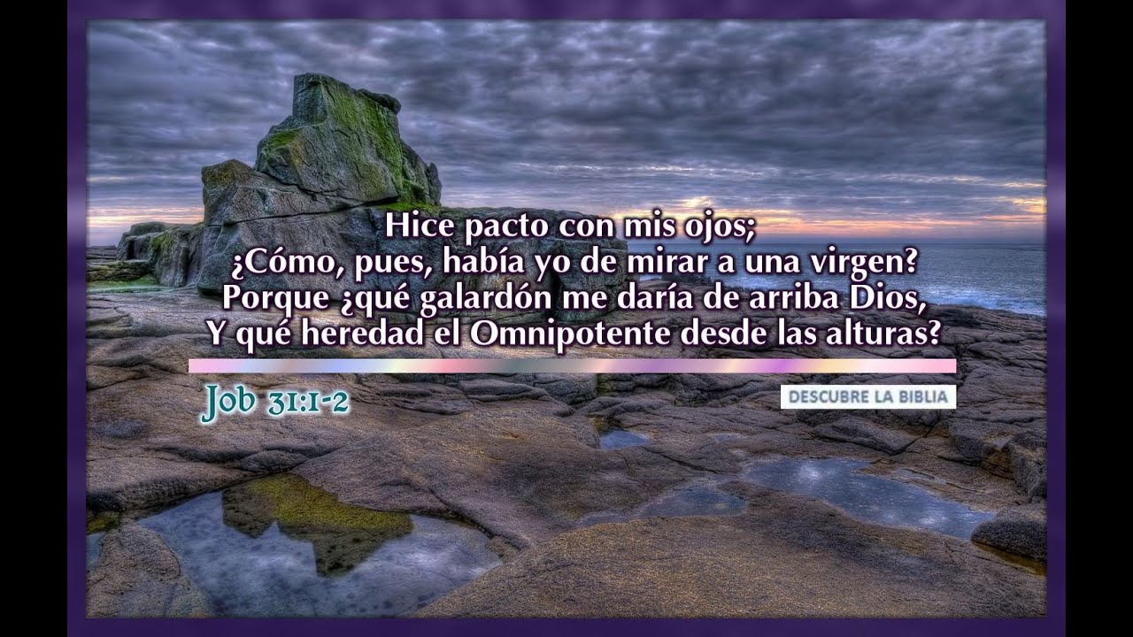 30_Mateo 5_Job 31:1-2 Hice pacto con mis ojos - YouTube
