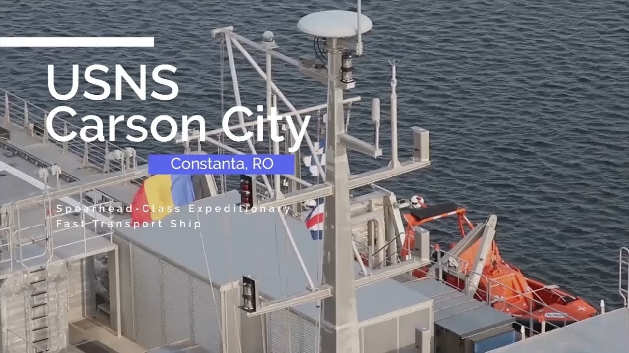 USNS Carson City Arrives In Constanta - YouTube