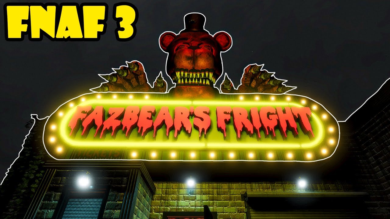 FNAF 3 - Fazbear's Fright [SHOWCASE] Roblox - YouTube