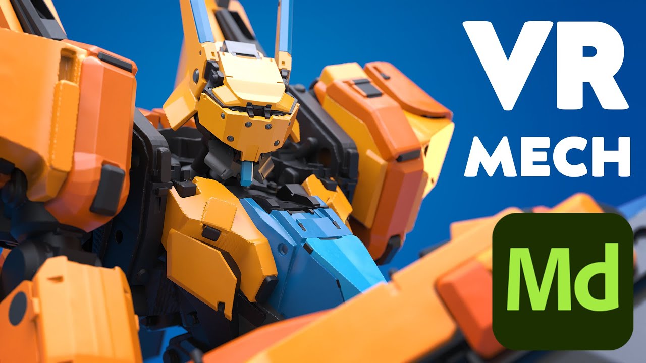 Sculpting a Mech in VR with Substance Modeler - YouTube