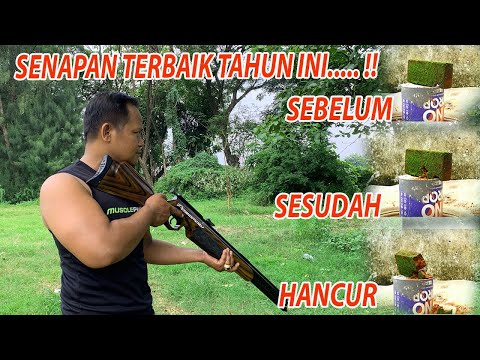 TES LAPANGAN SENAPAN ANGIN PCP PASOPATI DOBEL POWER ( BATU HANCUR)