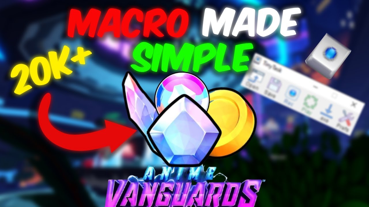 How To Macro In Anime Vanguards MADE SIMPLE! - YouTube