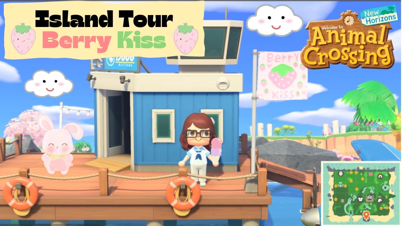 GuffyPlays: Island Tour Berry Kiss | Animal Crossing New Horizons - YouTube