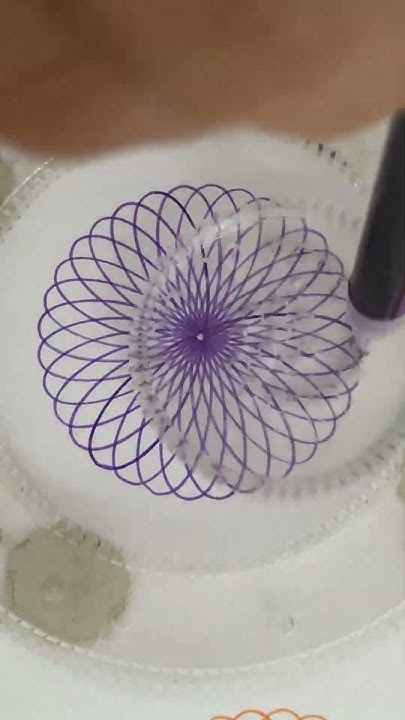 How To Create A Colorful Spirograph Art - DIY Tutorial 12 - YouTube