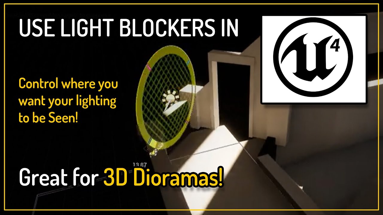 Blocking Light in Unreal 4 Environments - YouTube