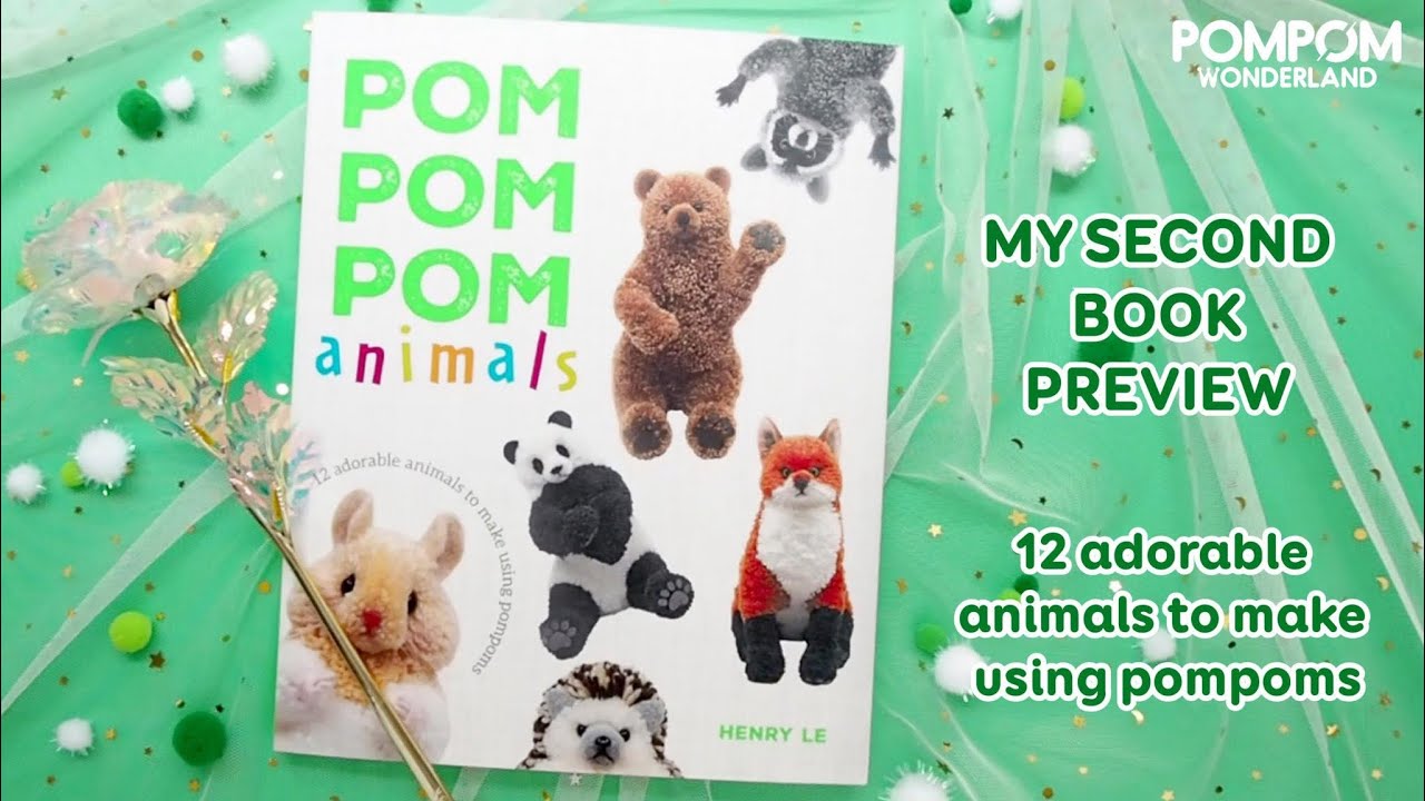 POM POM POM Animals: 12 adorable animals to make using pompoms - Sách ...