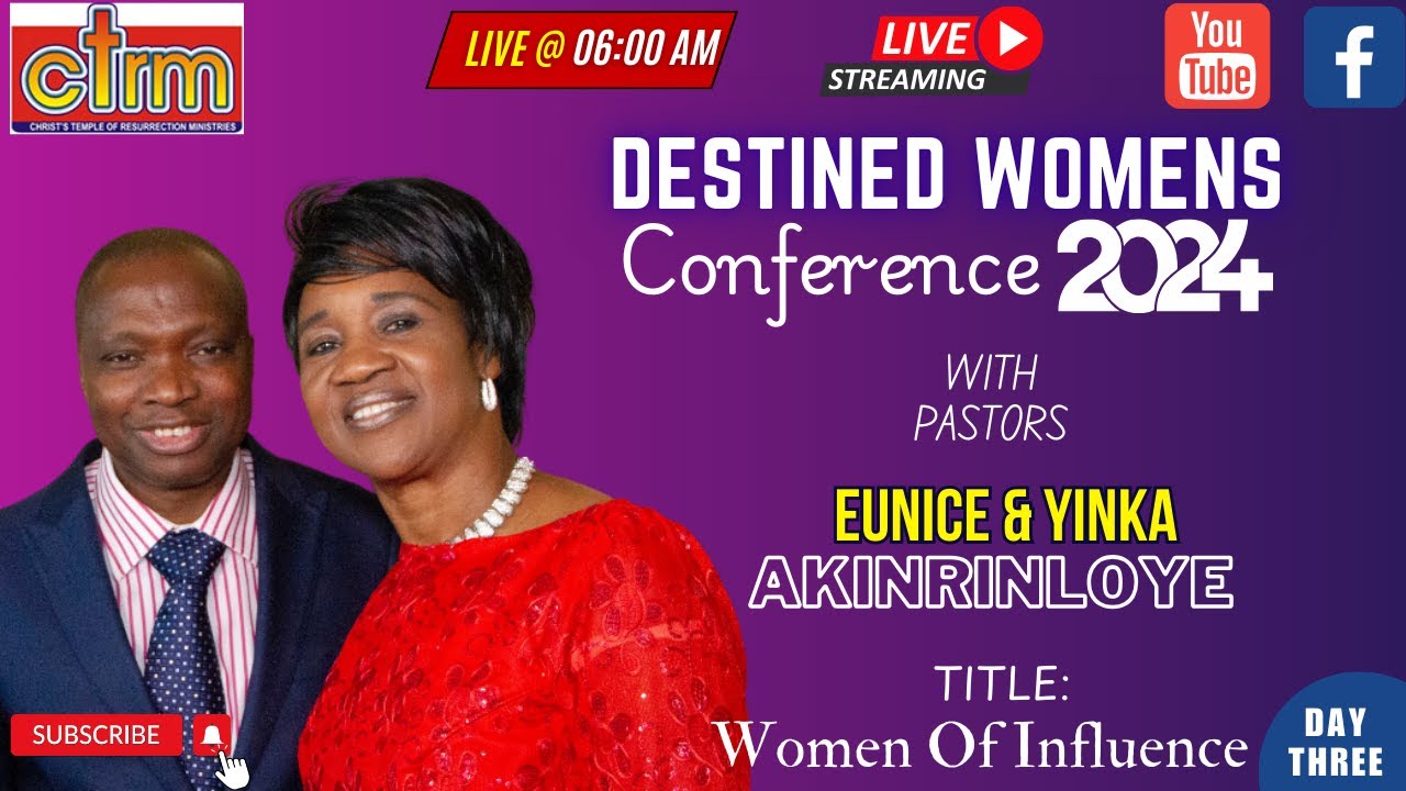 WOMEN OF INFLUENCE; DESTINED WOMENS CONFERENCE 2024 - DAY 3 - YouTube