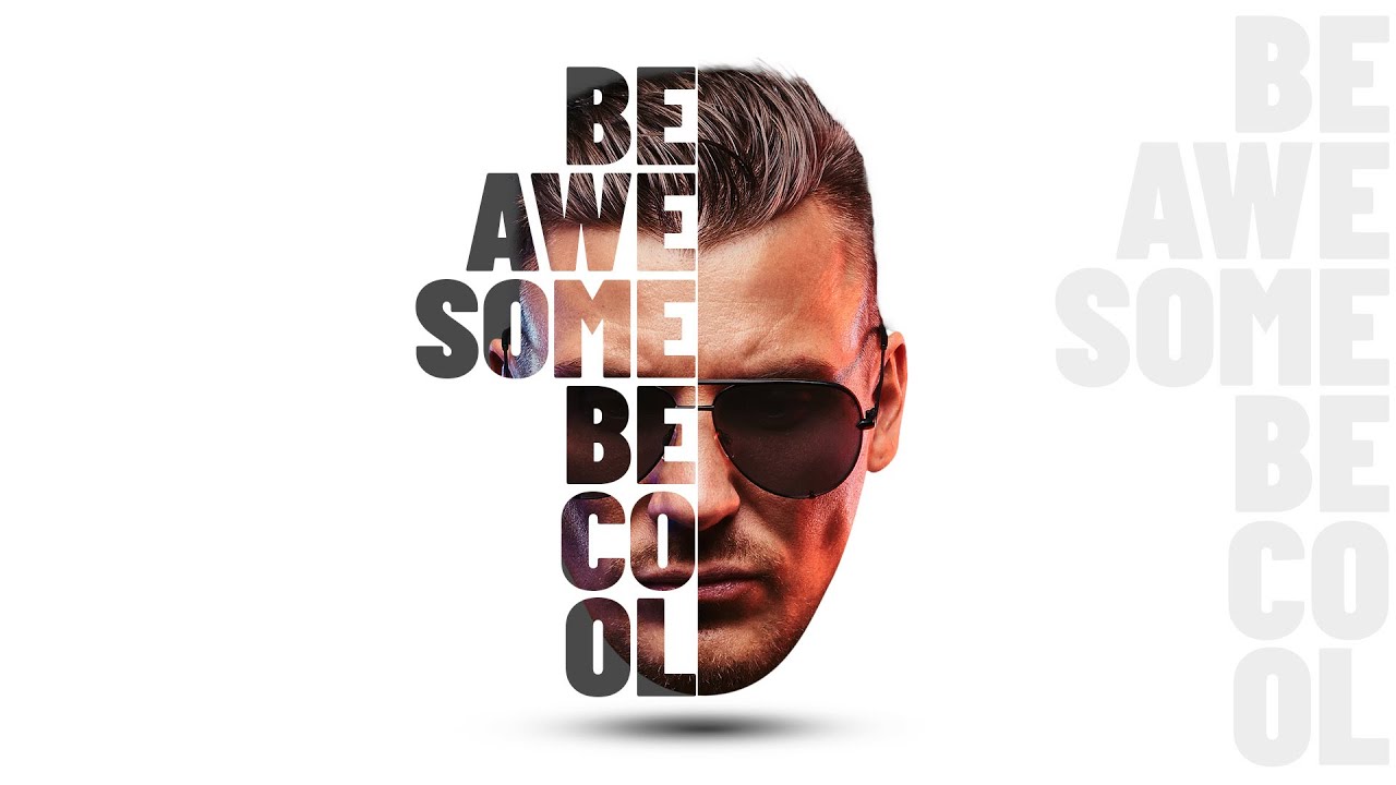 Text Mask Portrait Design in Photoshop - YouTube