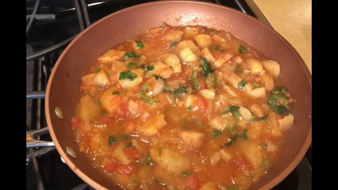 Papas Rancheras Breakfast stewed potatoes - YouTube