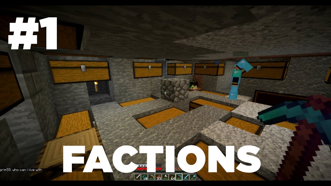 Minecraft Factions PvP: Osa 1 - Ensimmäiset Raidit - YouTube