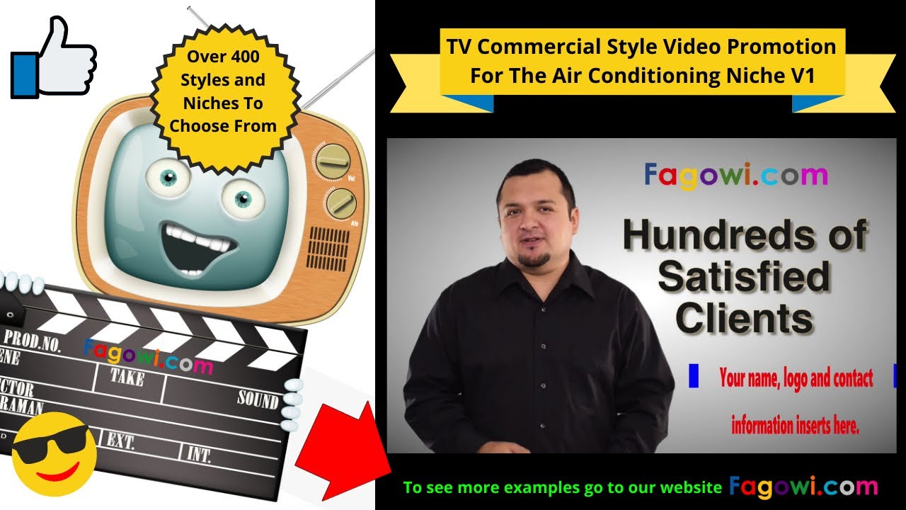 Air Conditioning Video Ad V1 TV Commercial Style 4 Digital Marketing ...