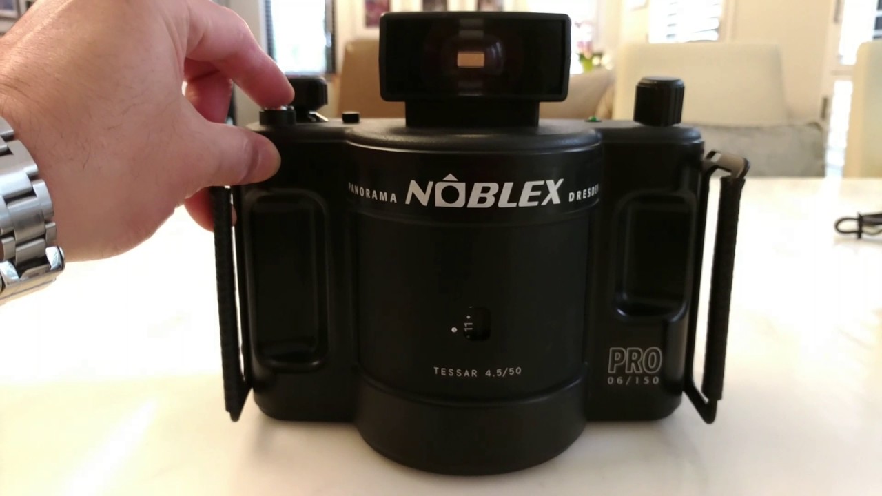 Noblex Pro 06/150 1/250 sec shutter - YouTube
