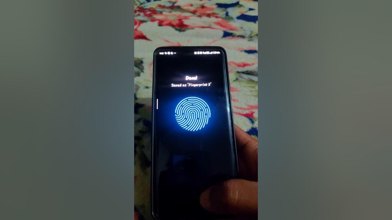 How To Set Fingerprint On Screen Lock 🔐|| In Display Fingerprint Unlock || #shorts #android # ...
