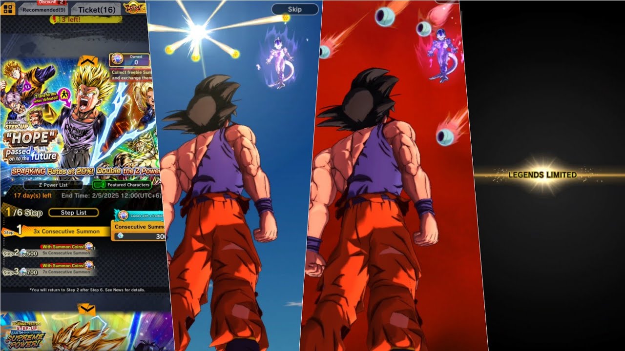 New LL Super Saiyan Gohan & Trunks Banner Summon | Summon | Dragon Ball ...