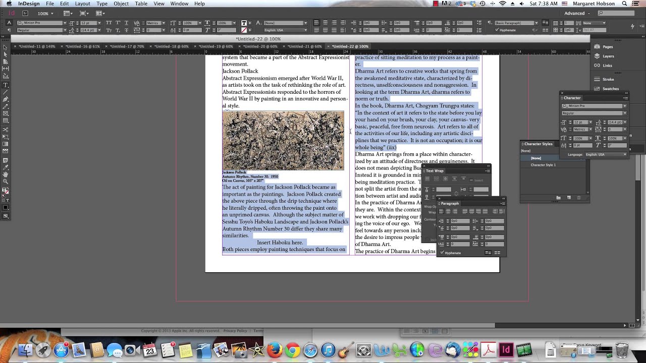 Creating a Multicolumn Page Layout in InDesign with Text and Images ...