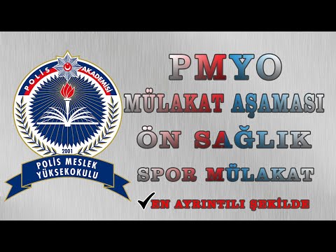 PMYO Mülakat Aşaması Nasıl ? (Başvuru-Ön Sağlık-Spor-Mülakat)