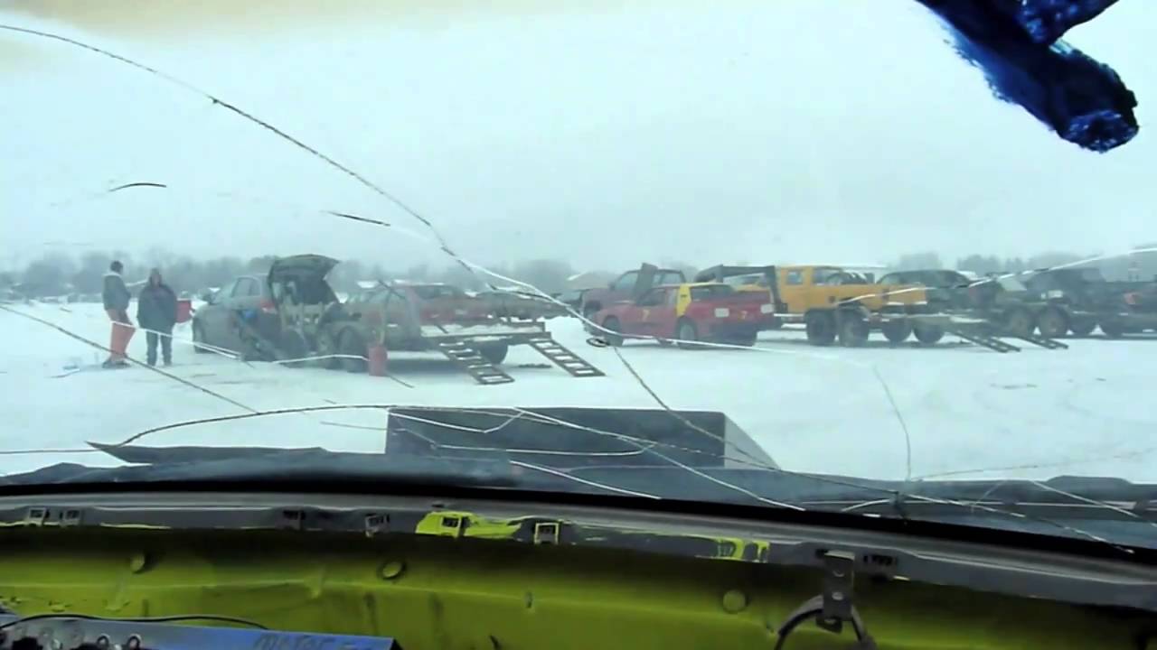 Lake Magnor Ice Track, Clayton, Wisconsin - YouTube