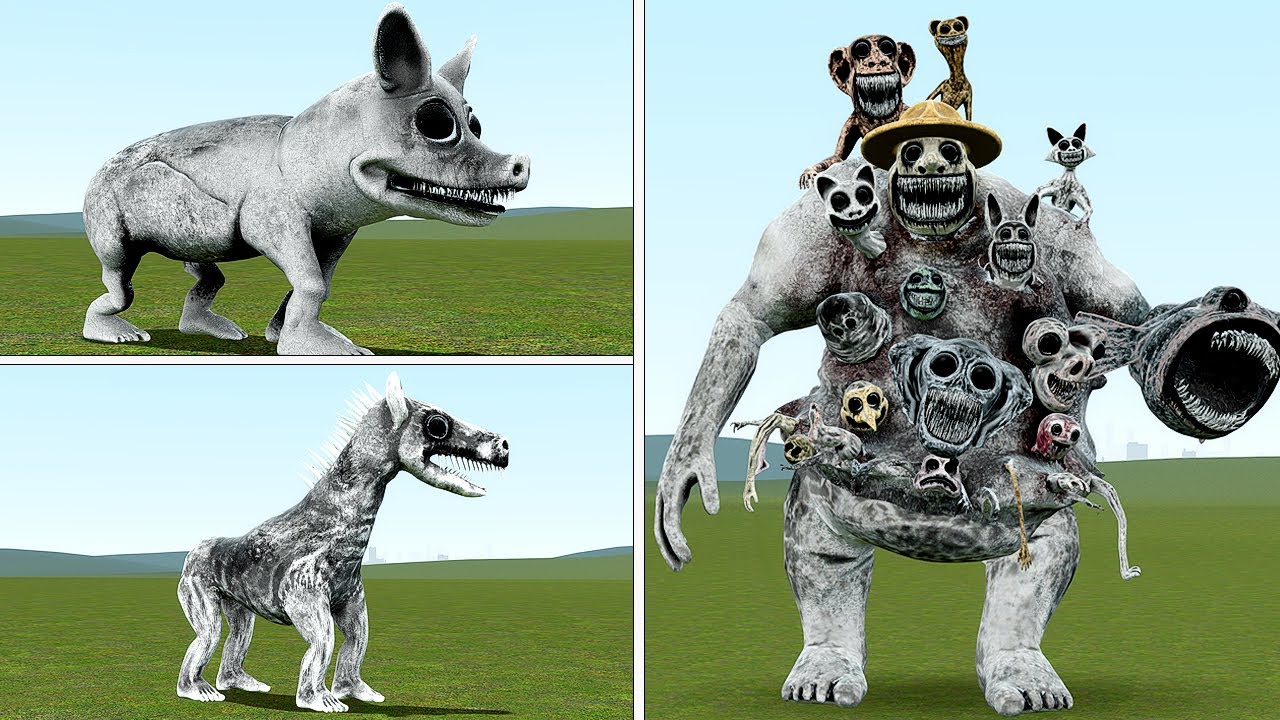 NEW ZOONOMALY MONSTERS PIG AND HORSE In Garry's Mod! - YouTube