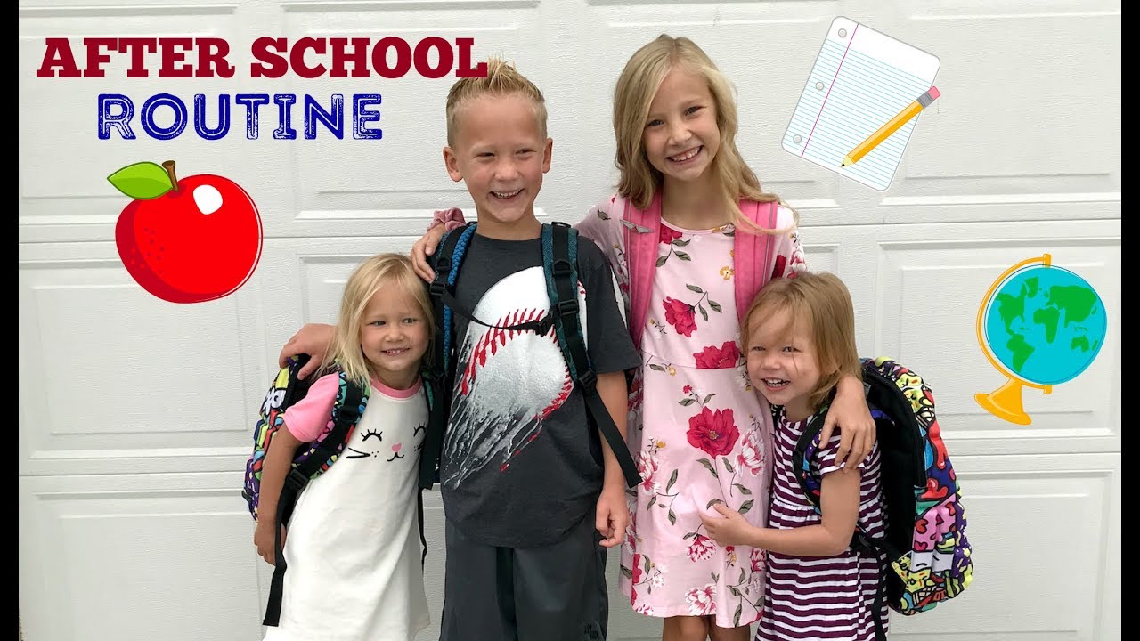 📚AFTER SCHOOL ROUTINE! HOMEWORK, SNACKS, AND JOBS!! ️ - YouTube