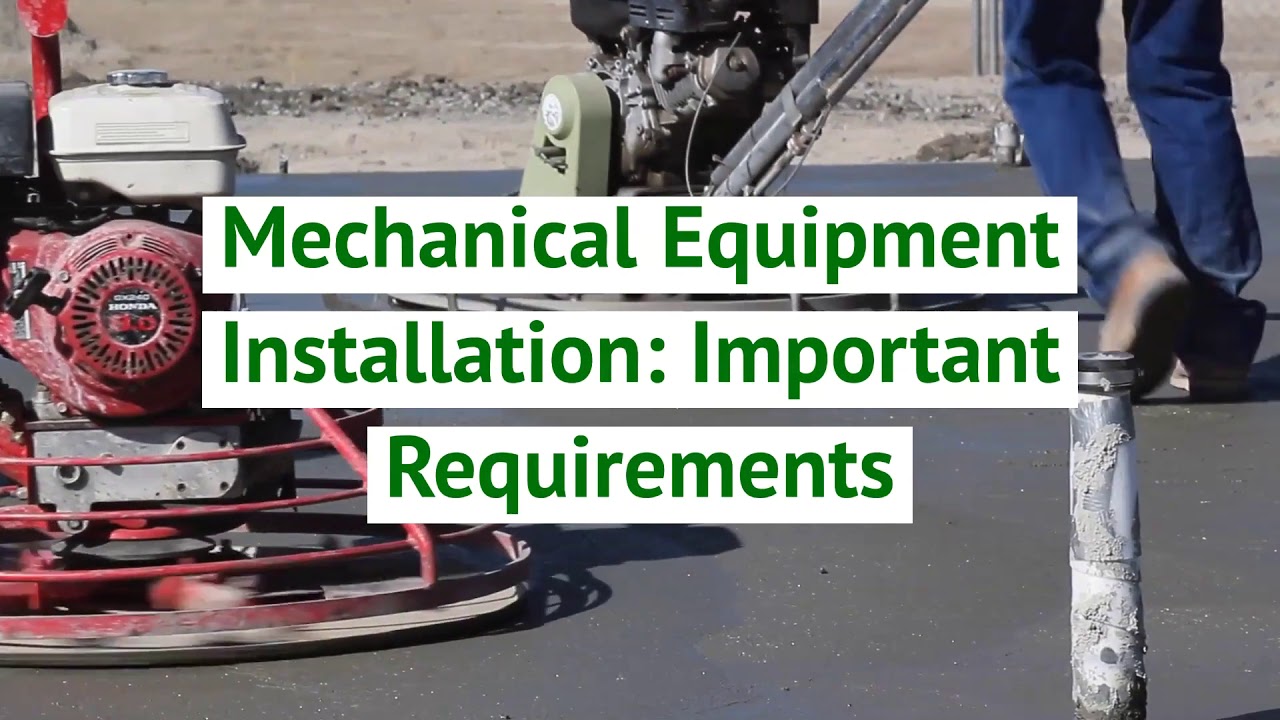 Mechanical Equipment Services | Industrial Equipment Installation ...