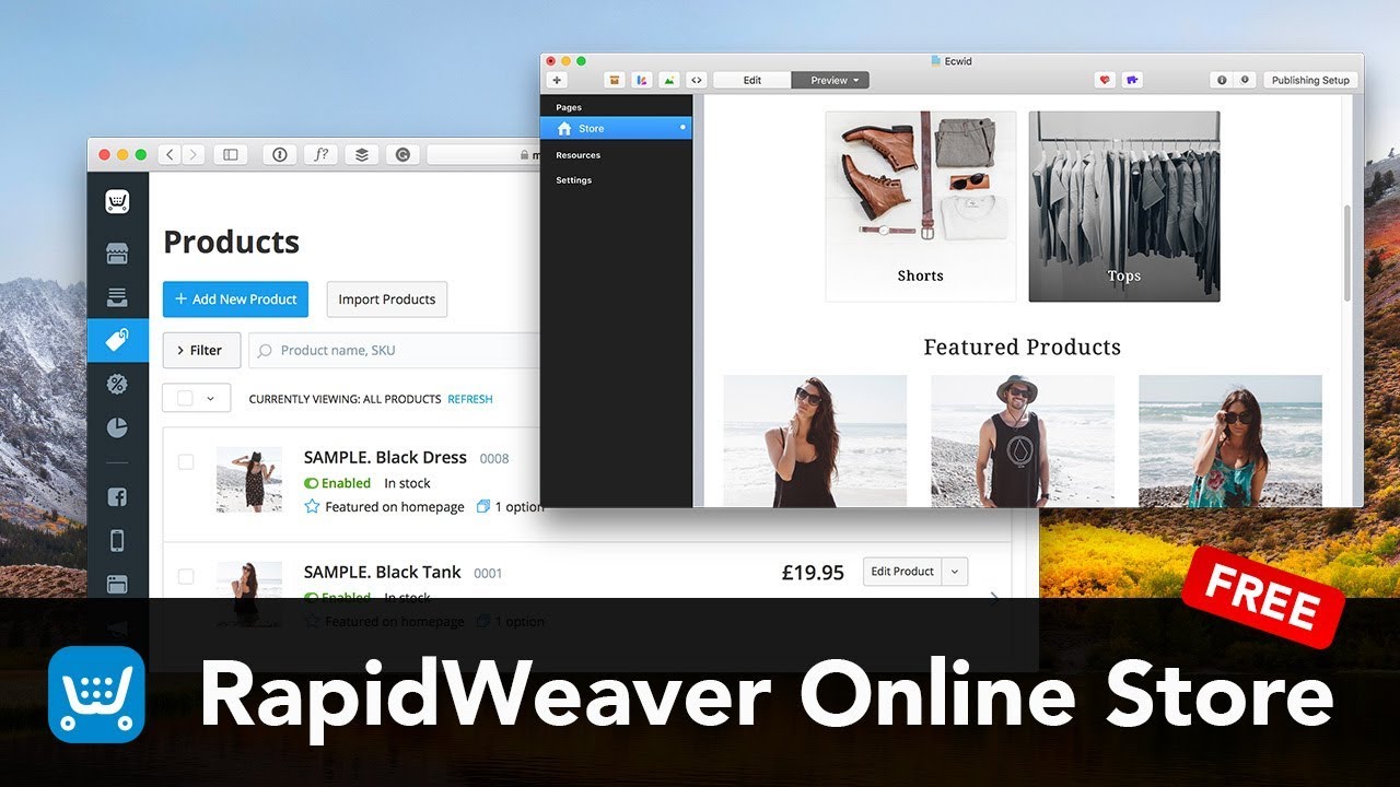 1. Start Selling online with RapidWeaver and Ecwid - YouTube