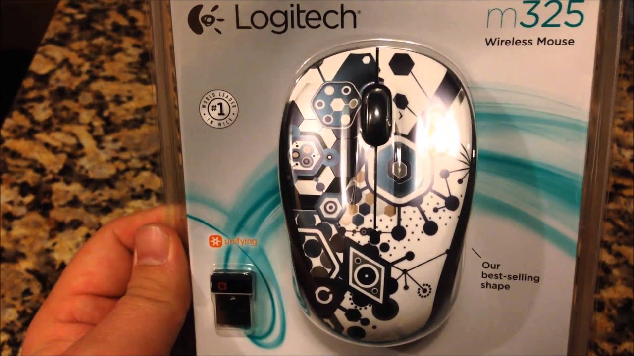 Logitech M325 Wireless Mouse Unboxing - YouTube