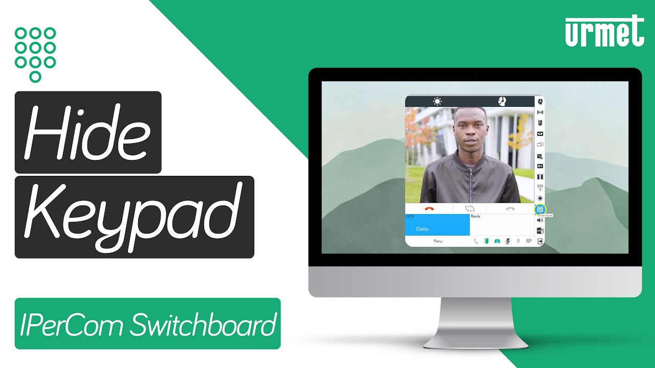 How to Hide the Keypad - Urmet IPerCom Switchboard - YouTube